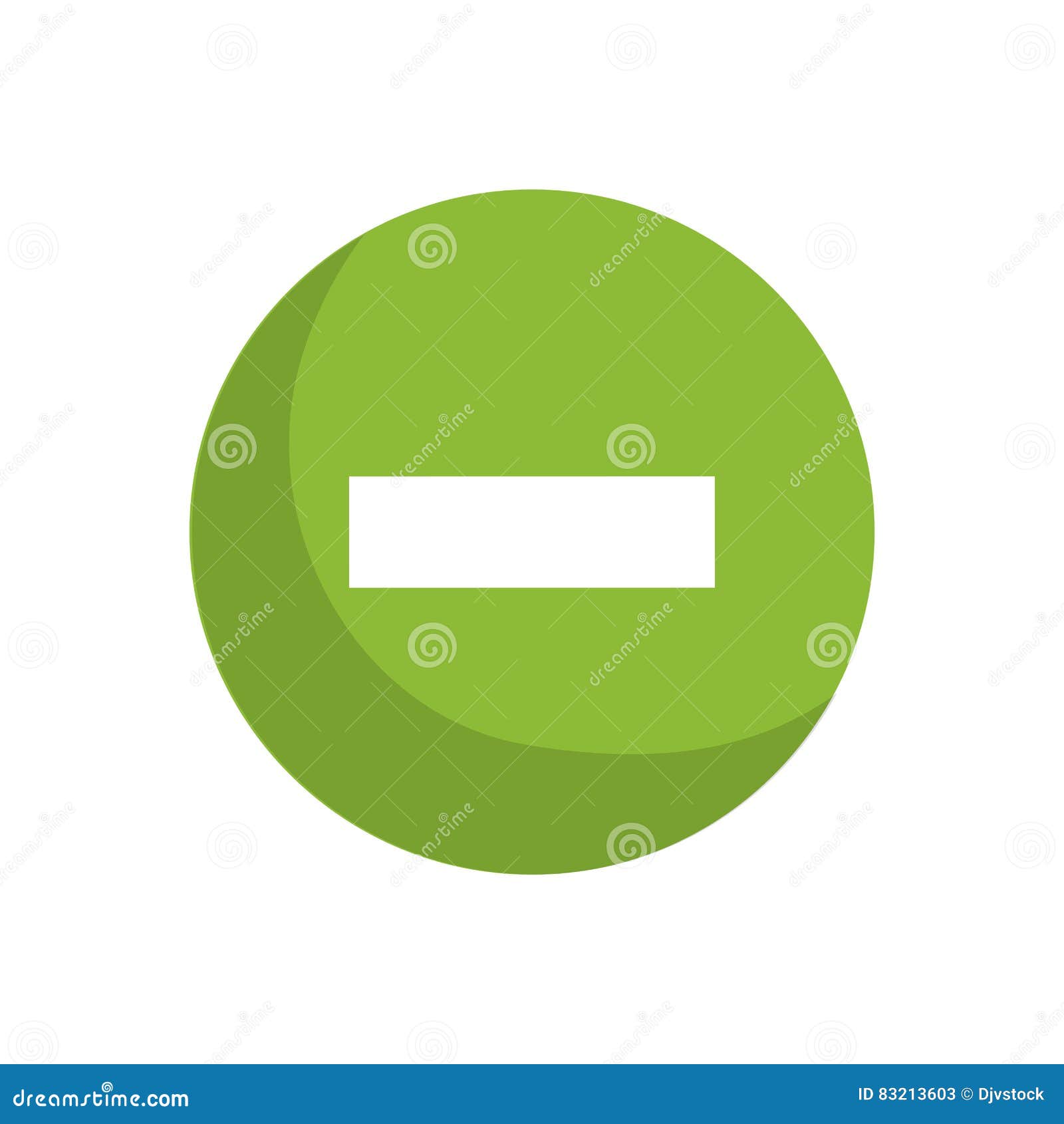 Subtraction button sign stock illustration. Illustration of ...