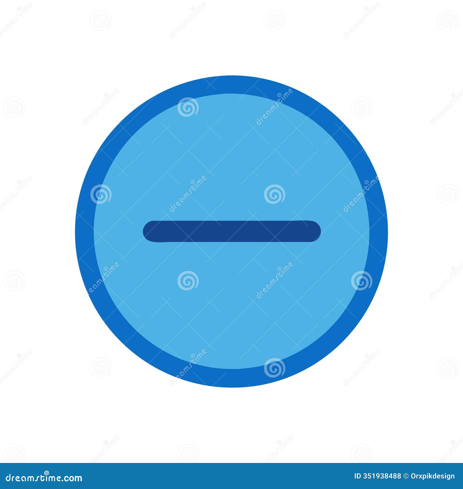 Subtraction Icon for Mathematical Operations Stock Vector ...
