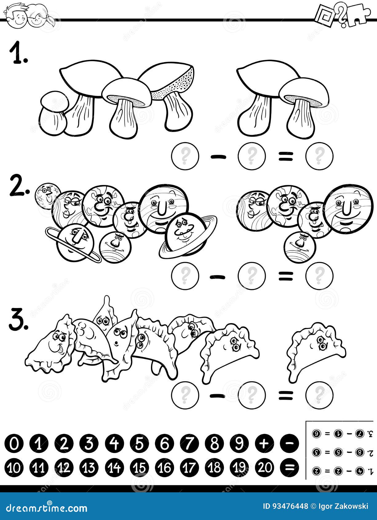 Subtraction Clip Art Black And White
