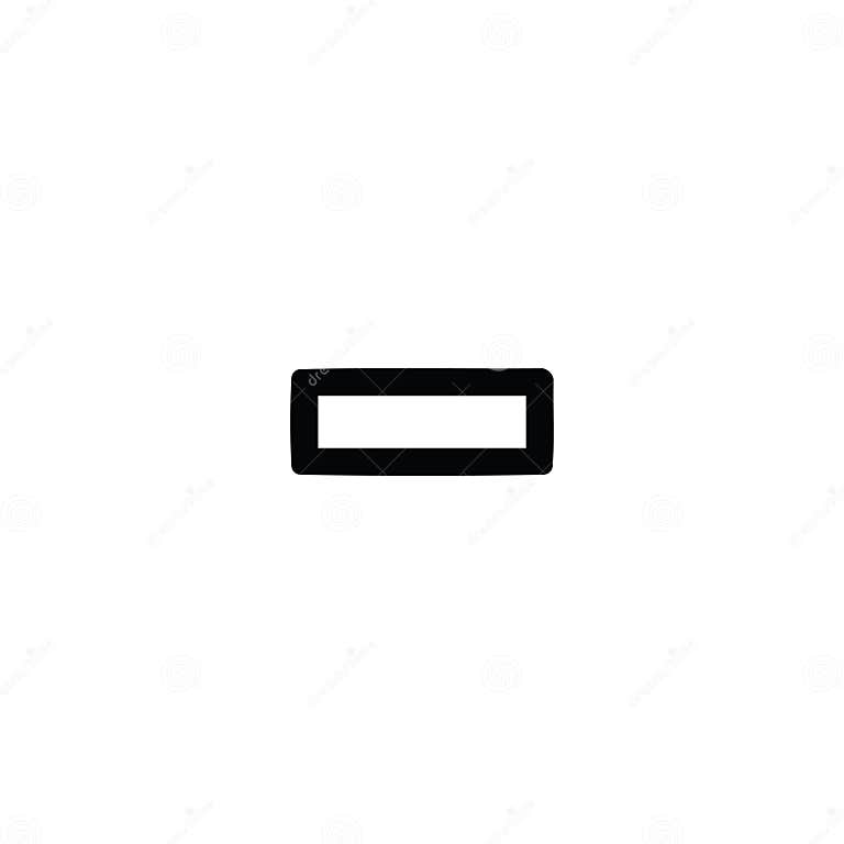 Subtraction symbol icon stock vector. Illustration of symbol - 149300580