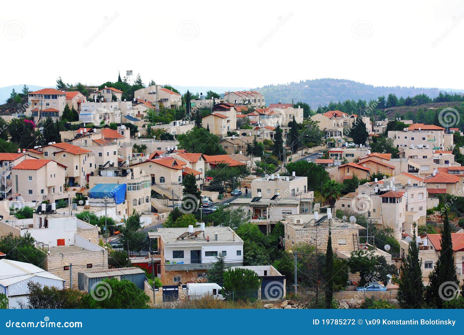 Suburb of Jerusalem stock photo. Image of land, design - 19785272
