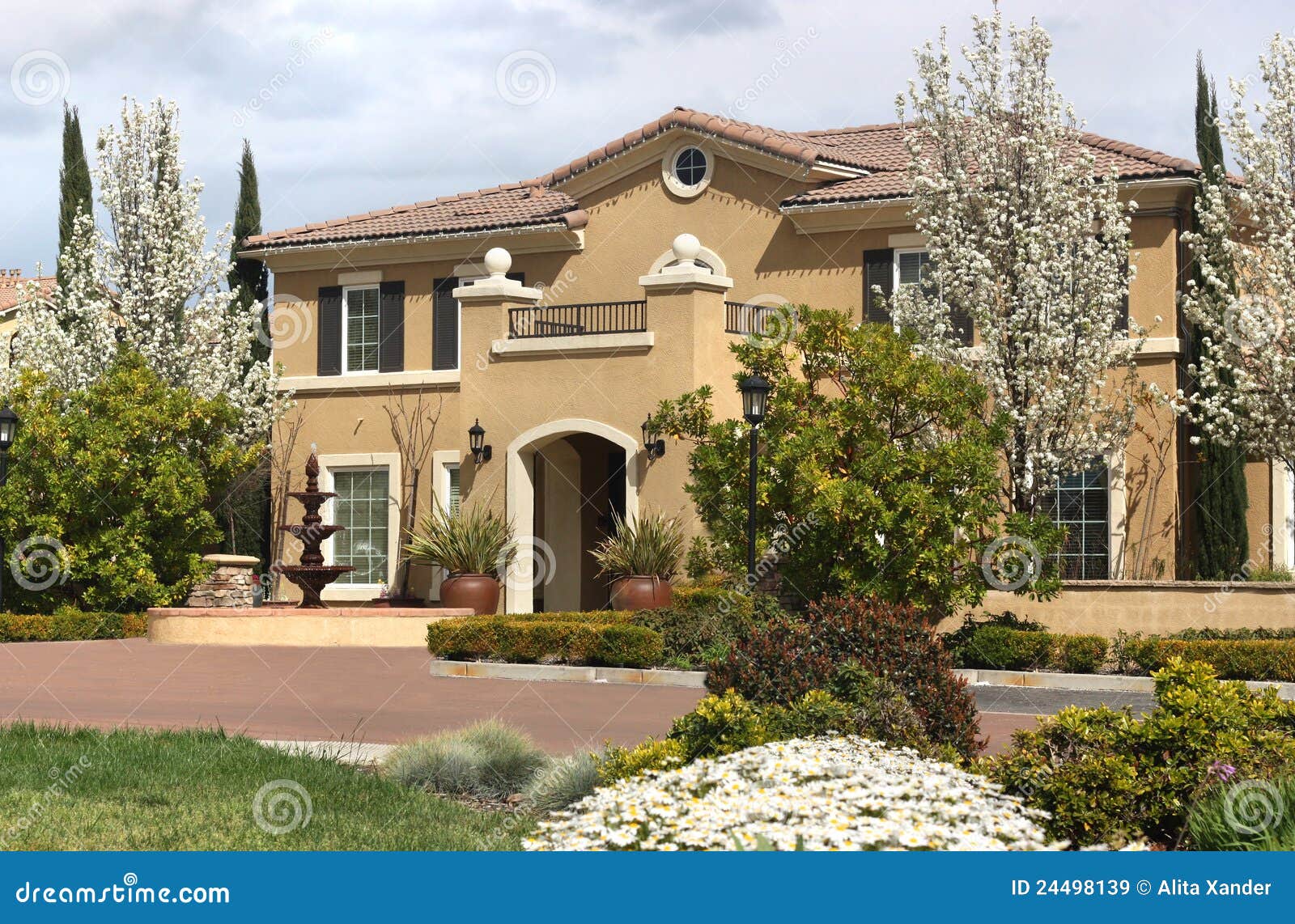Suburban Home stock image. Image of mortgage, house, housing - 24498139