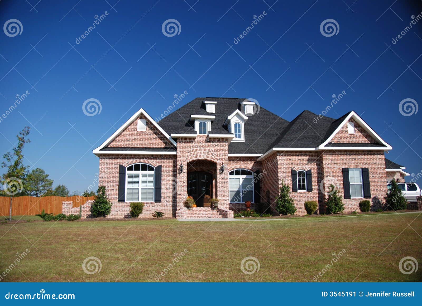 Suburban Home stock image. Image of sunny, green, home - 3545191