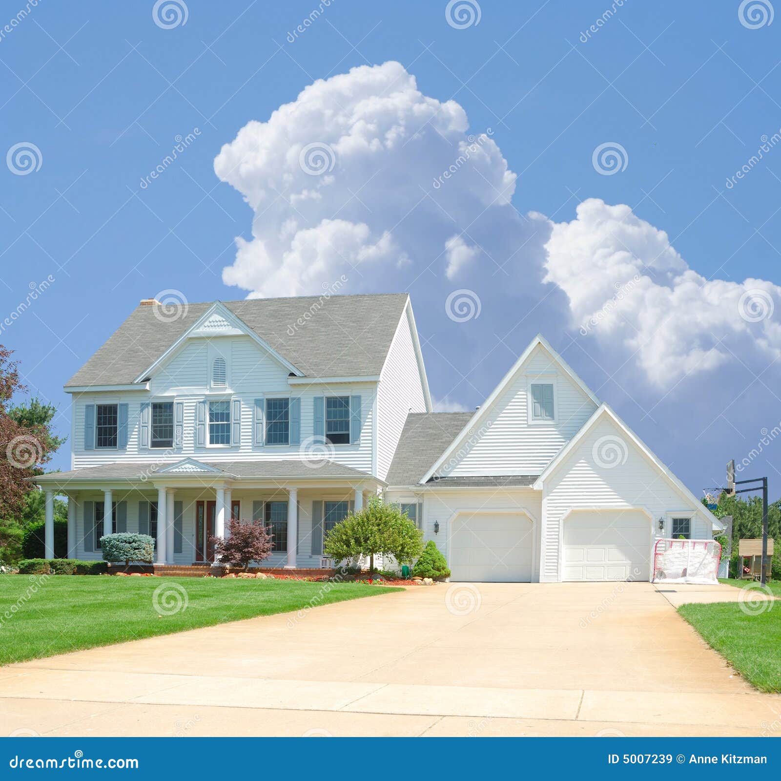 Suburban Home stock image. Image of residential, home - 5007239