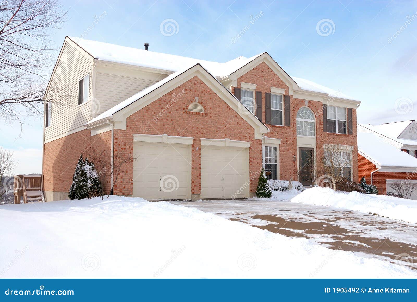Suburban Life stock photo. Image of blue, architecture - 1905492
