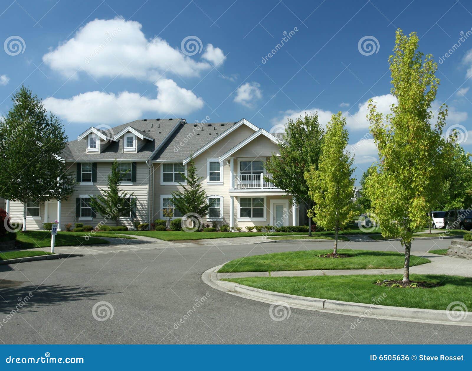 Suburban Neighborhood stock photo. Image of estate, peaceful - 6505636