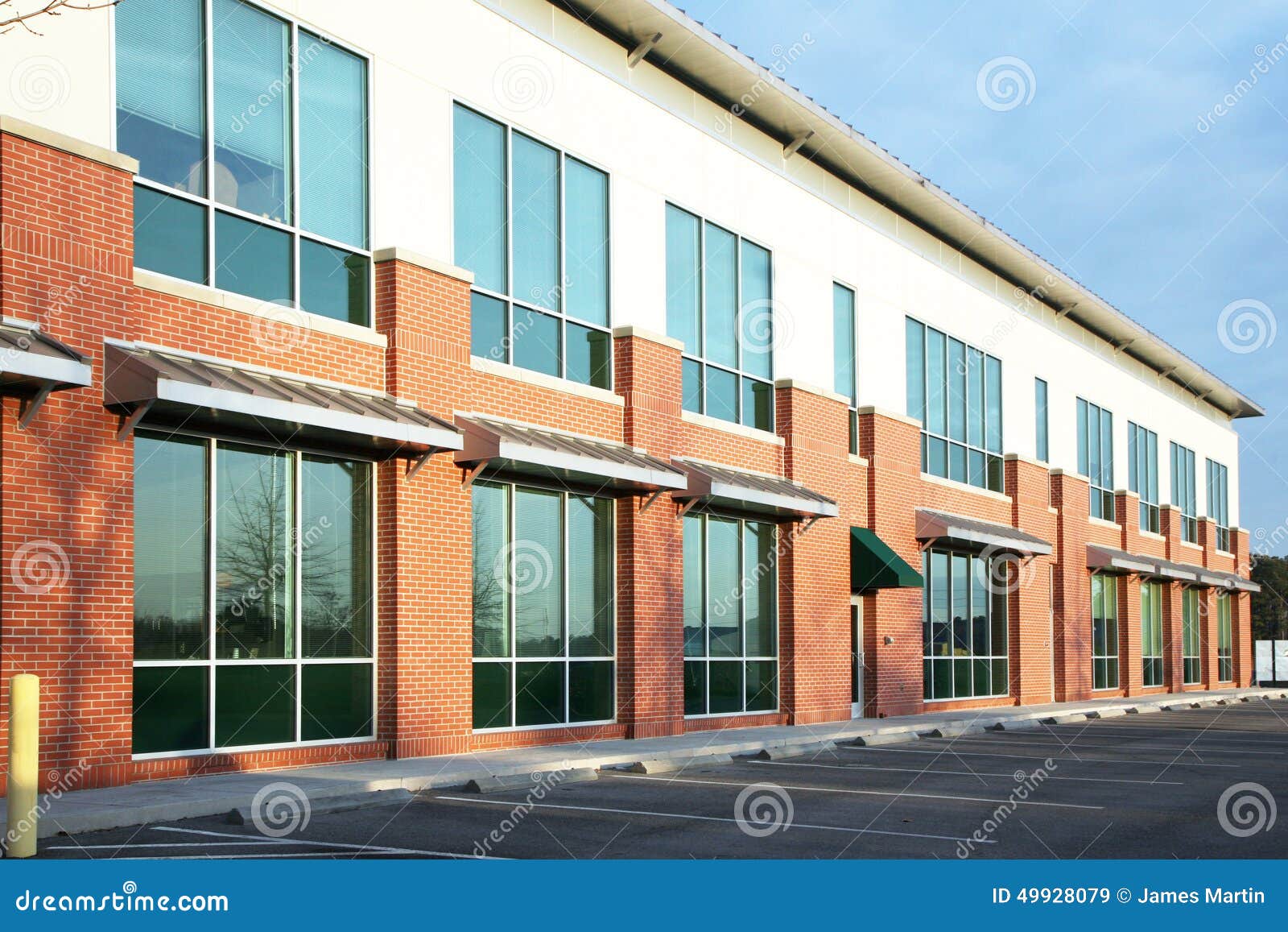Suburban office building stock image. Image of architecture - 49928079