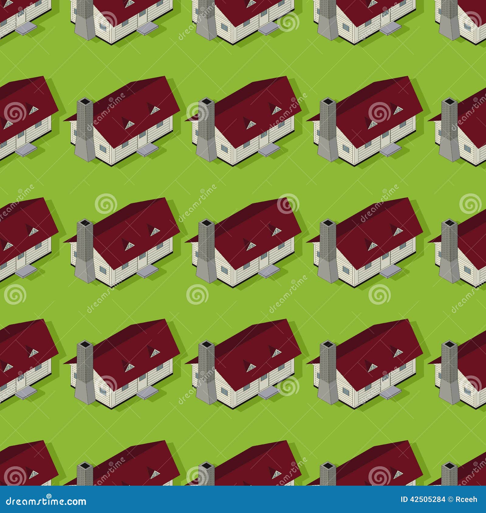 Suburban pattern stock illustration. Illustration of repetition - 42505284