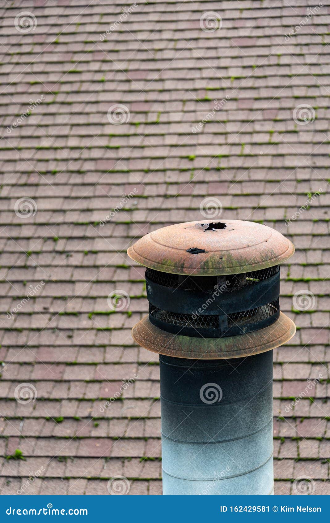Rusty Chimney On The Roof Royalty-Free Stock Photography ...