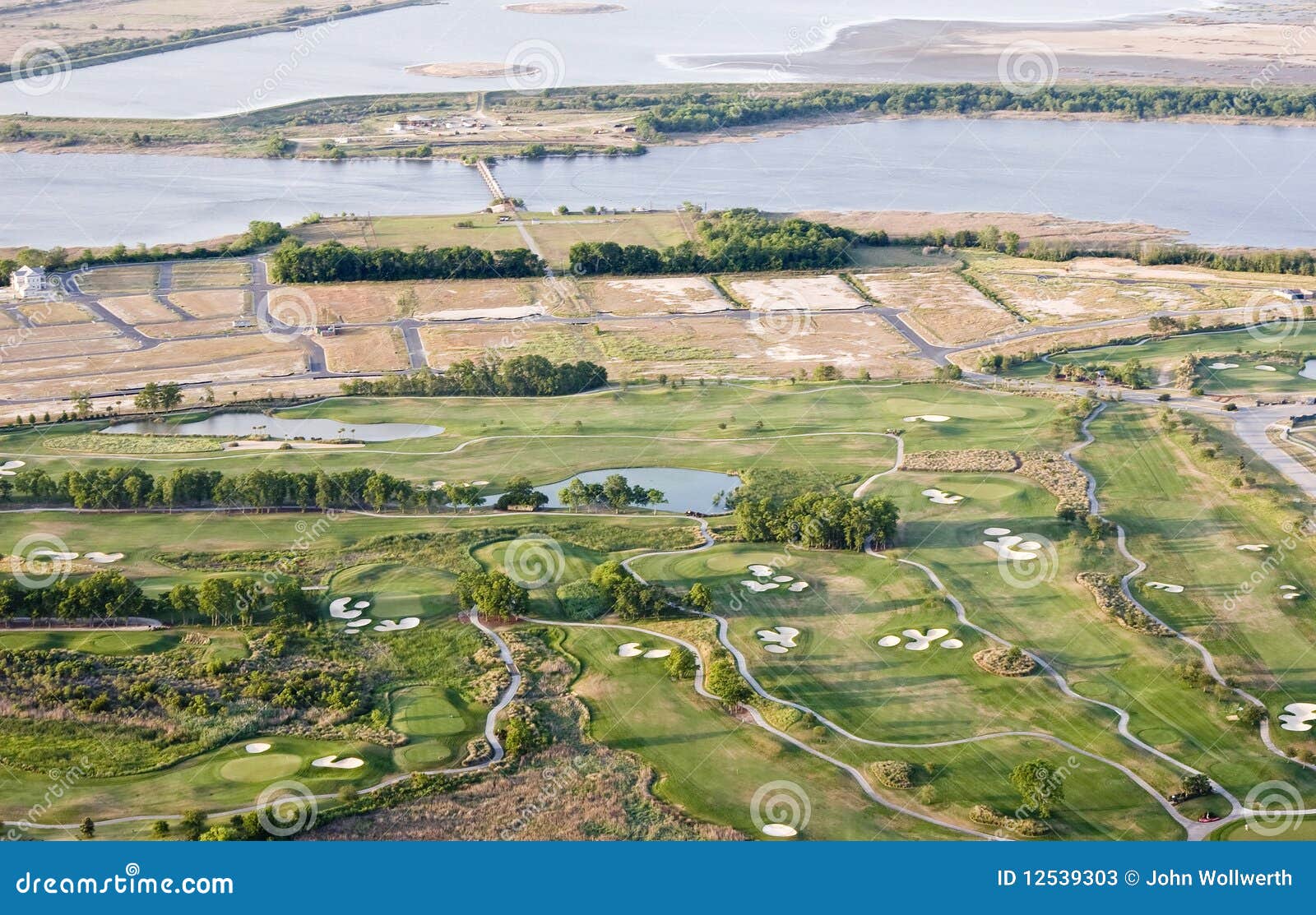 Suburban sprawl stock image. Image of view, fairway, sprawl - 12539303