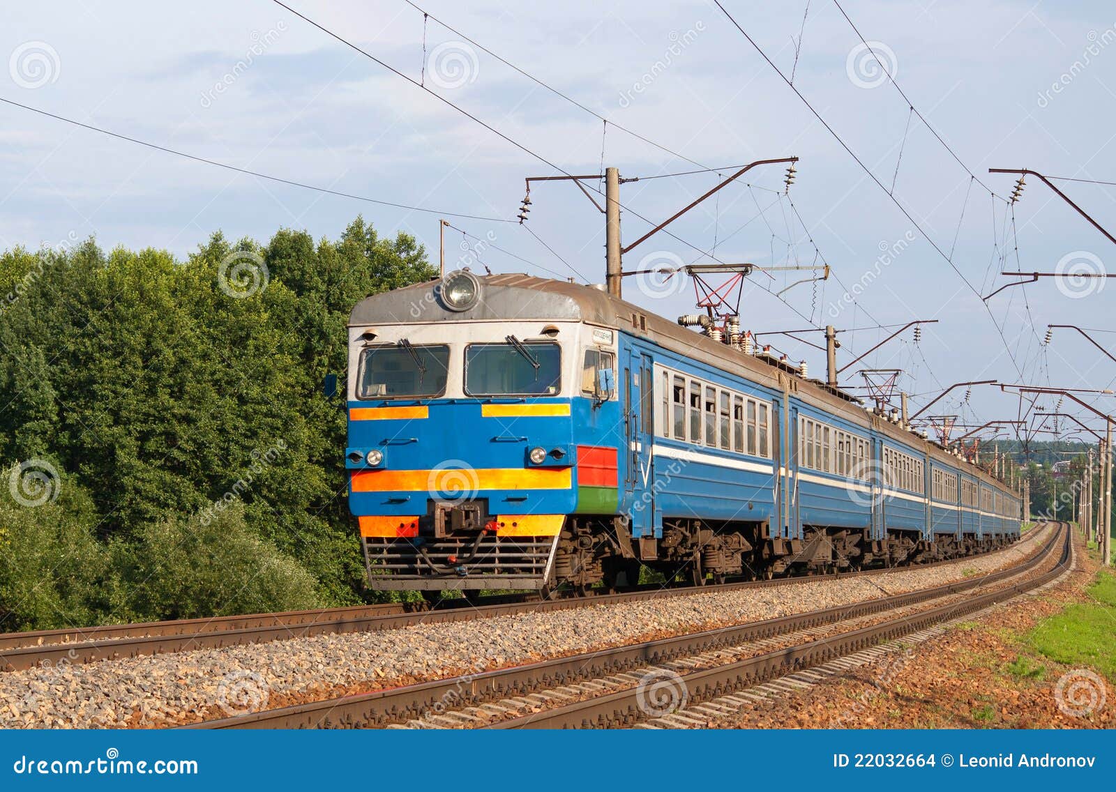 Suburban train in Belarus stock photo. Image of electric - 22032664