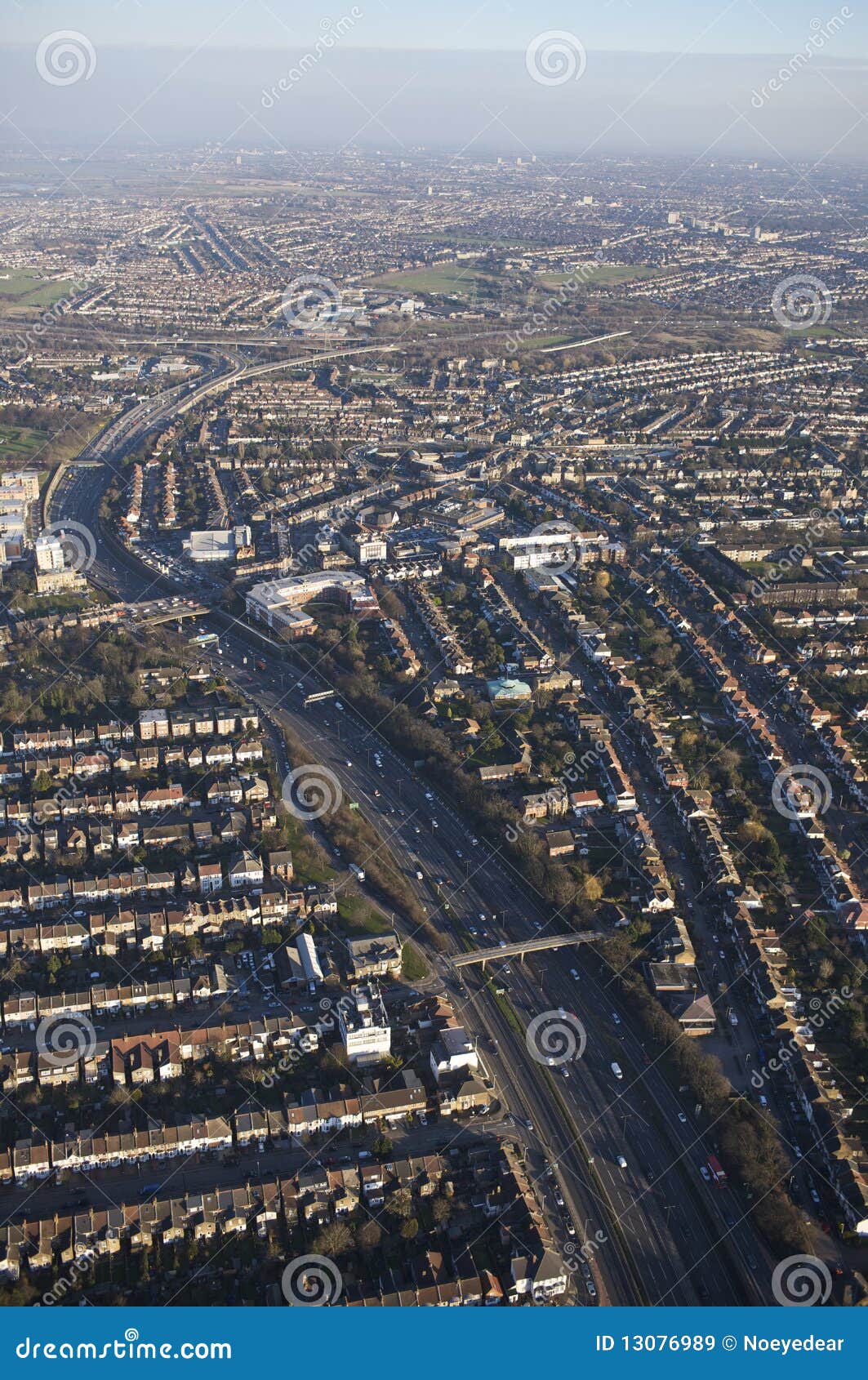 Suburbia stock image. Image of suburbia, roads, city - 13076989