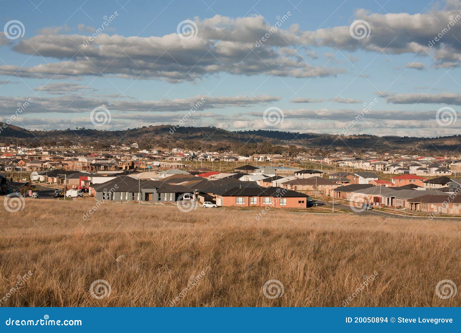 Suburbia stock photo. Image of estate, house, sprawl - 20050894