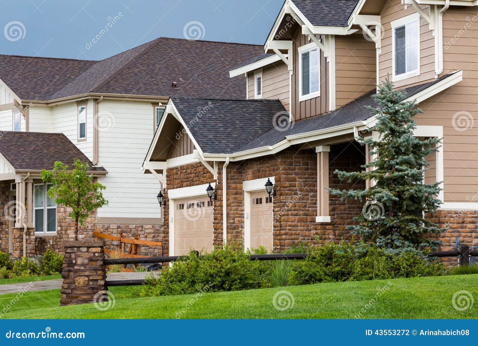 Suburbia stock photo. Image of colorado, community, nature - 43553272
