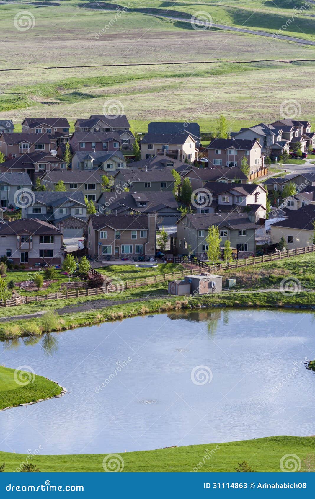 Suburbia stock image. Image of suburb, suburbs, houses - 31114863