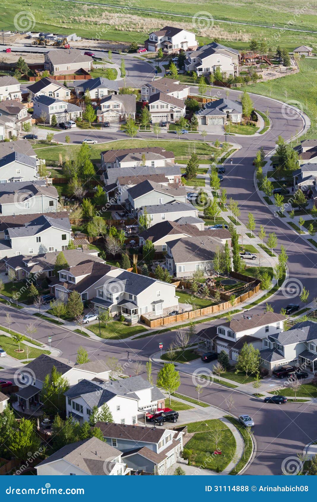 Suburbia stock photo. Image of colorado, rocky, american - 31114888