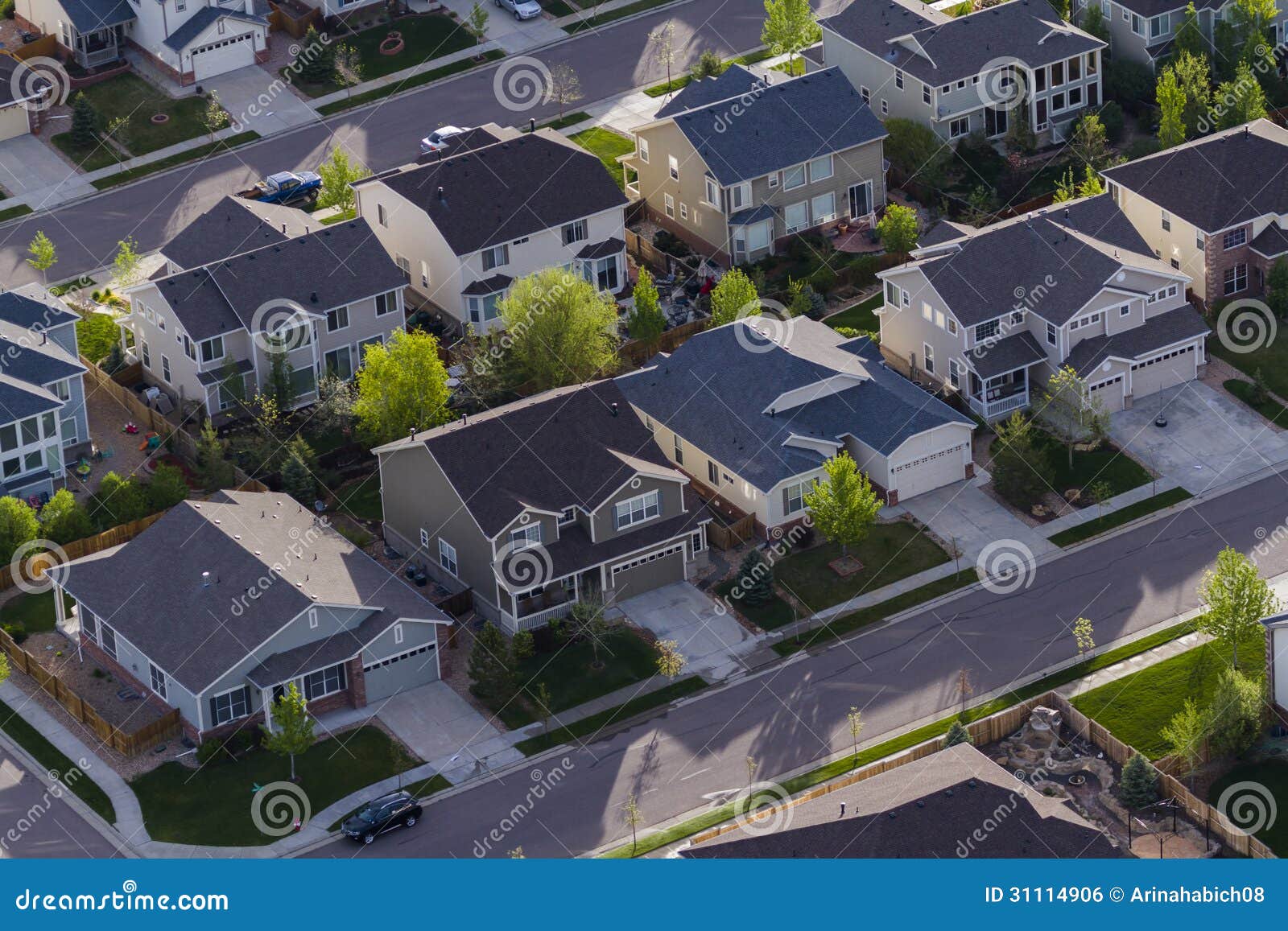 Suburbia stock photo. Image of erie, american, colorado - 31114906