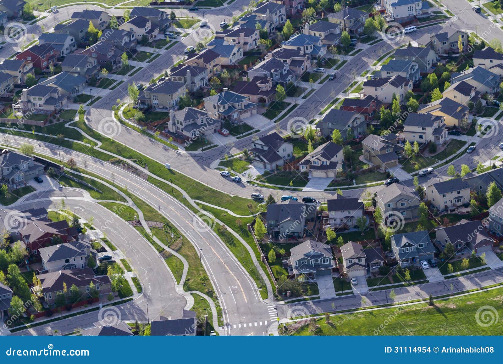 Suburbia stock photo. Image of american, suburban, erie - 31114954