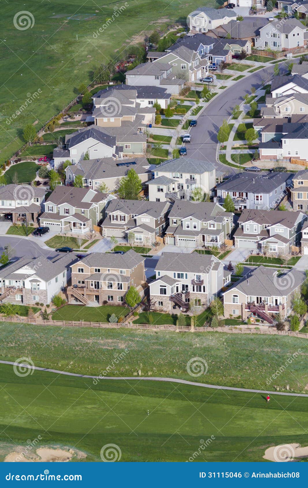Suburbia stock photo. Image of suburban, residential - 31115046