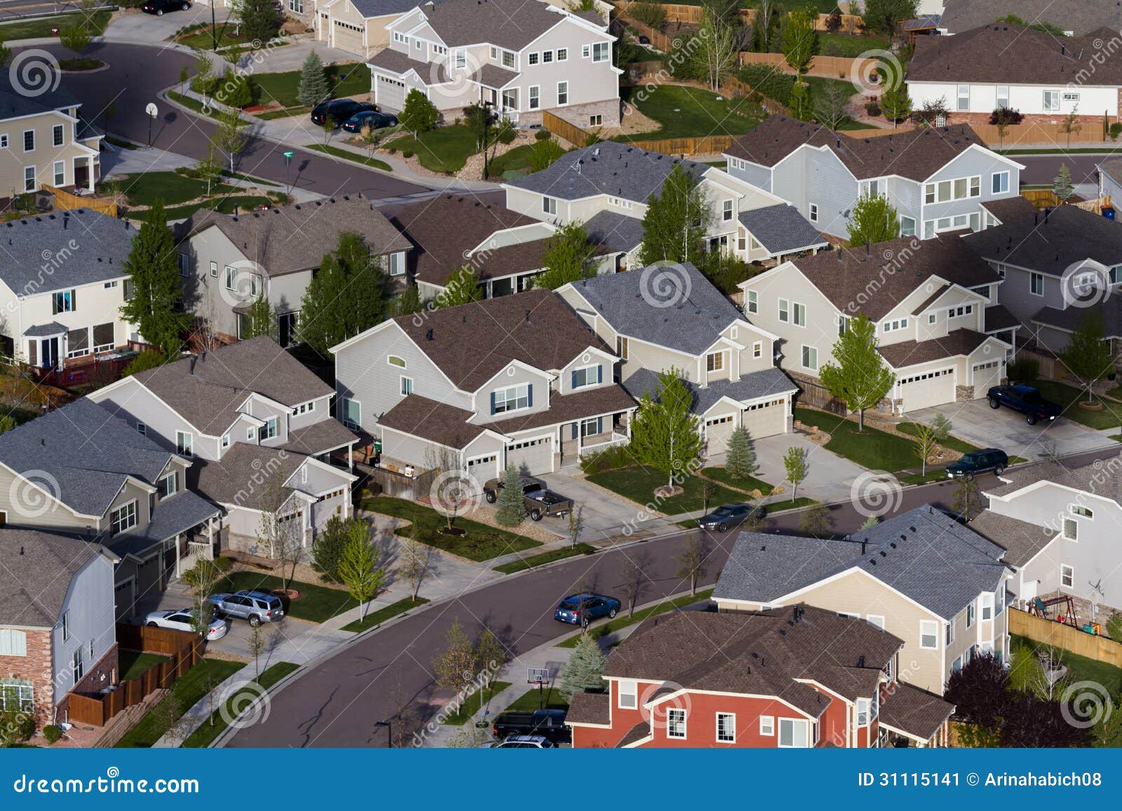 Suburbia stock image. Image of residential, suburb, erie - 31115141