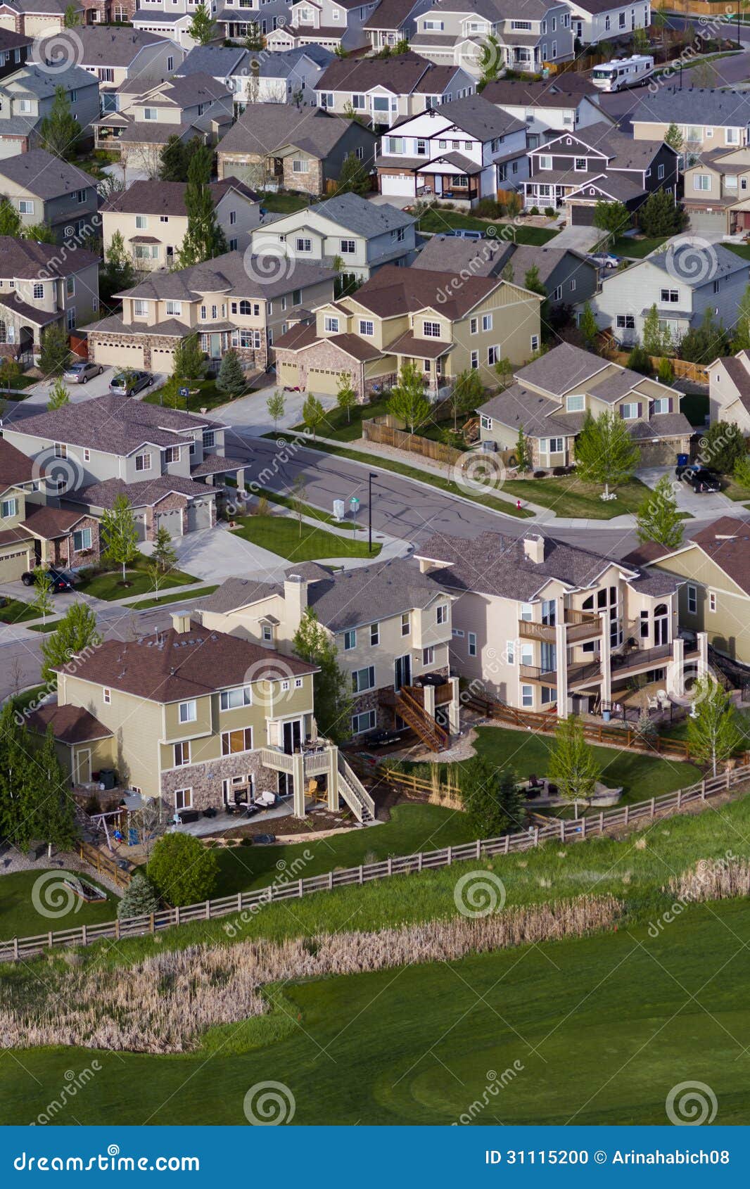 Suburbia stock photo. Image of mountain, sport, colorado - 31115200