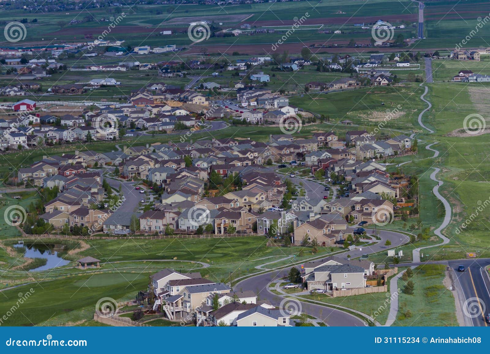 Suburbia stock photo. Image of suburban, residential - 31115234