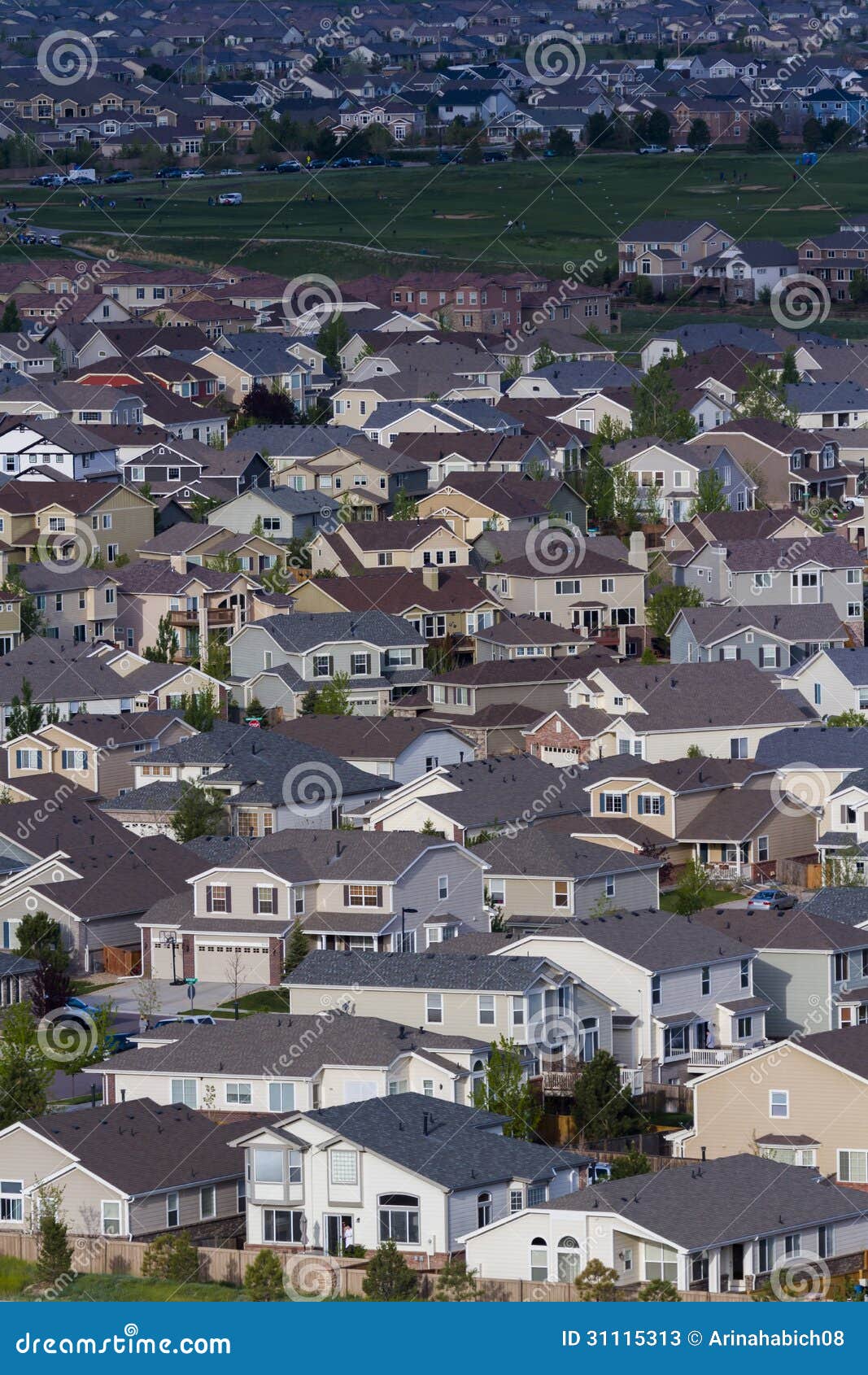 Suburbia stock image. Image of street, american, suburbia - 31115313