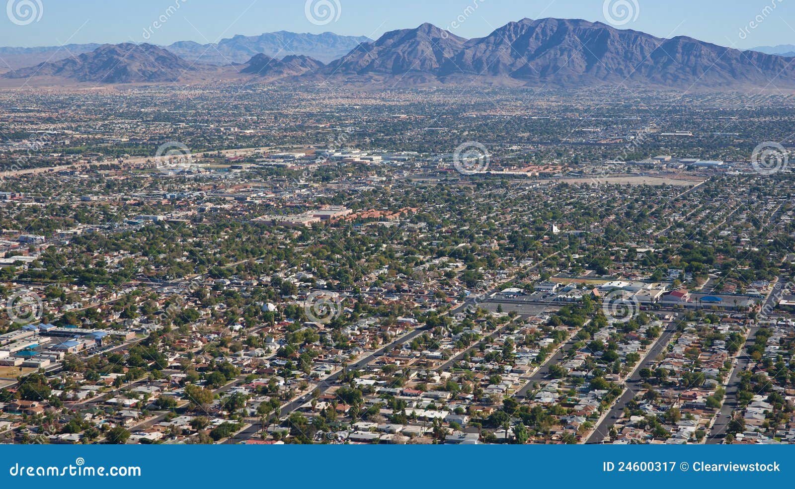 Suburbios de Las Vegas imagen de archivo. Imagen de vegas - 24600317