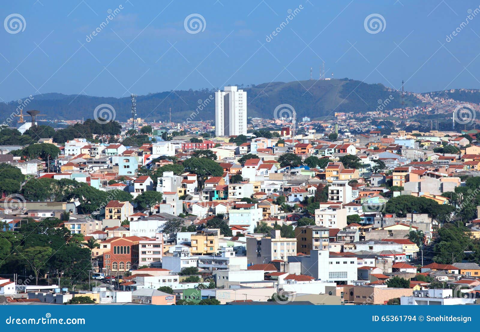 Suburbios de Sao Paulo foto de archivo. Imagen de moderno - 65361794