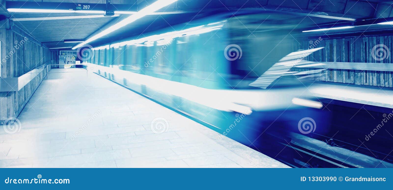 Subway stock photo. Image of blur, subway, train, rail - 13303990
