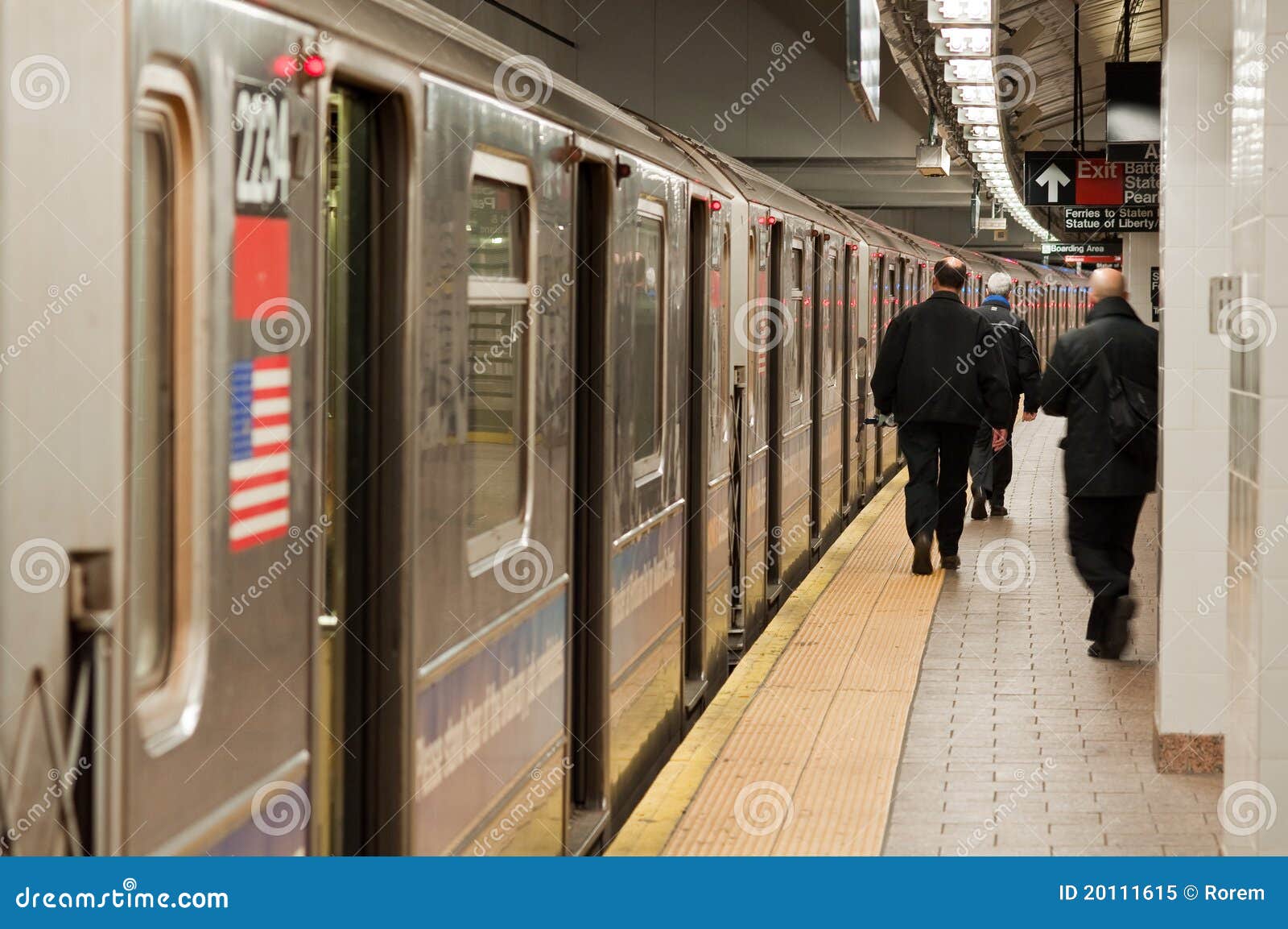 Subway editorial image. Image of underground, station - 20111615