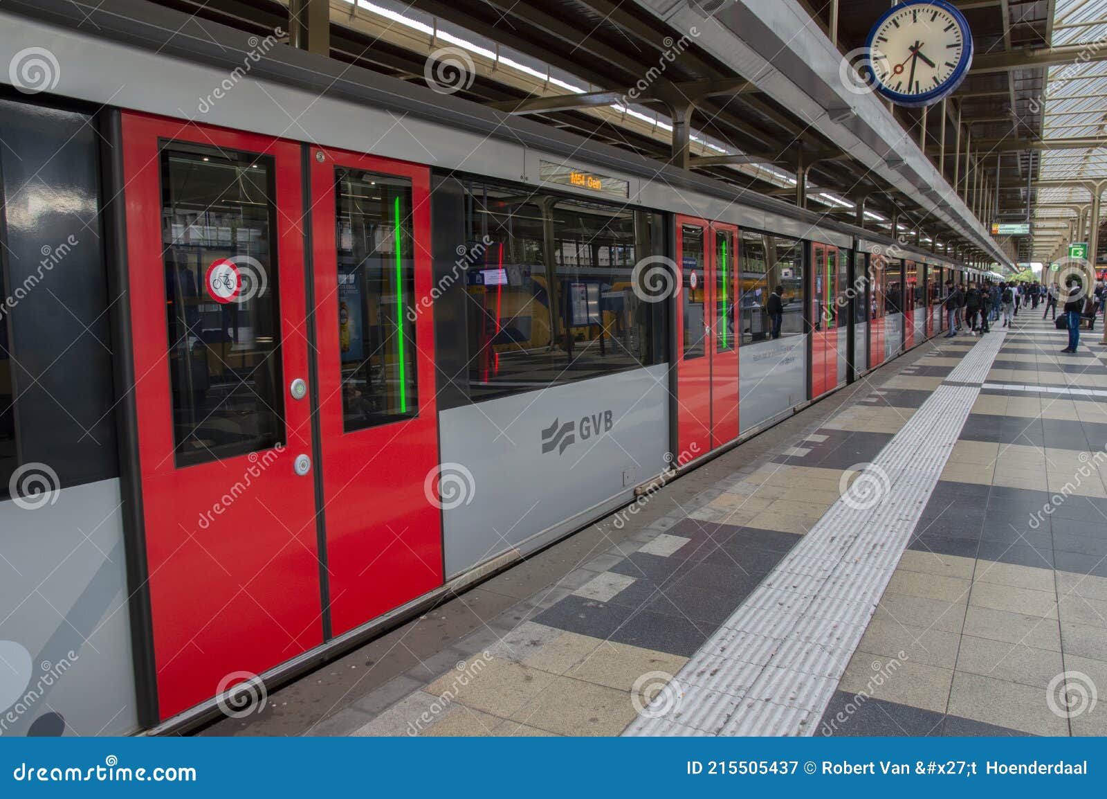 Subway at the Amstel Station at Amsterdam the Netherlands 23-9-2019 ...
