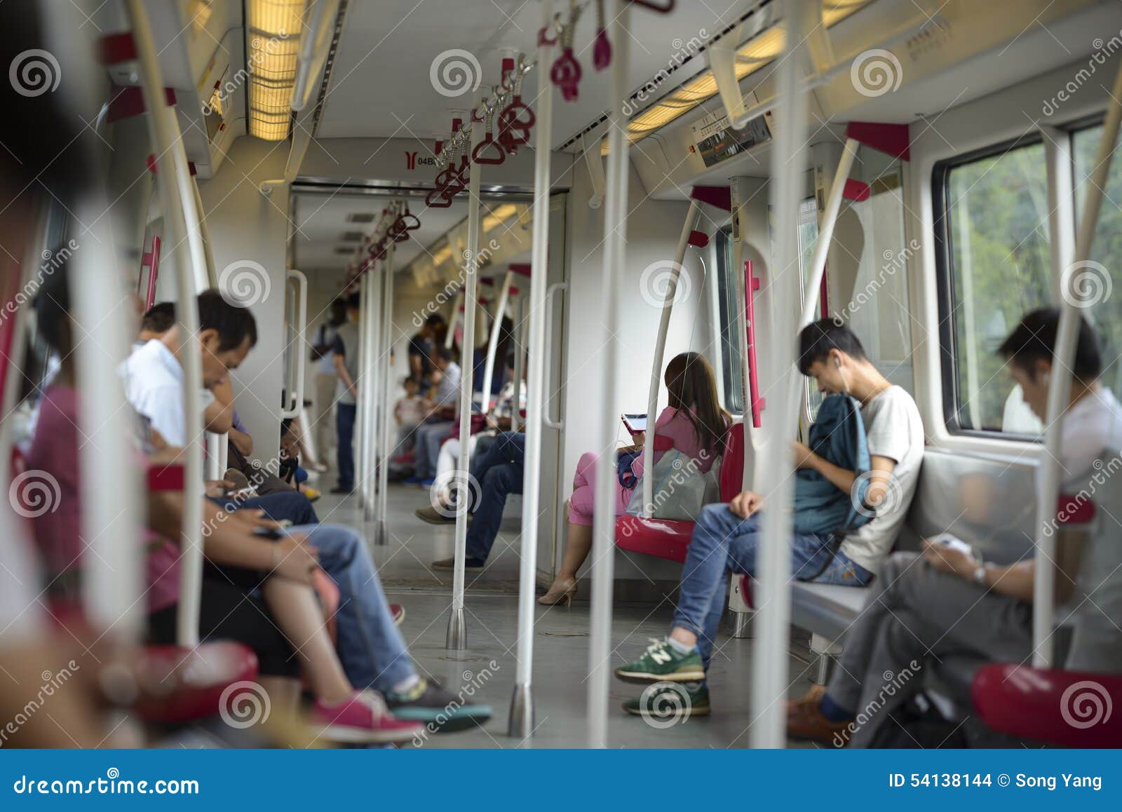 Subway APM Line in Guangzhou Editorial Stock Image - Image of indoor ...