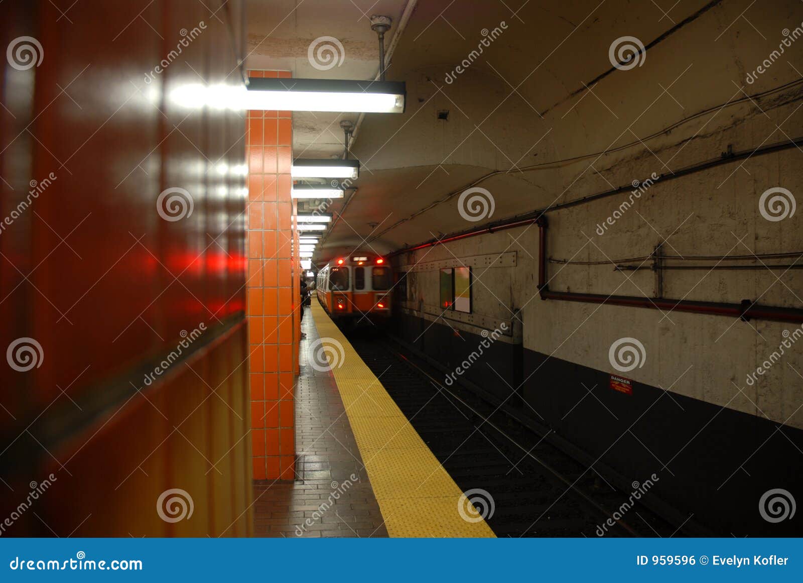 Subway Approaching 1 of 5 stock photo. Image of arrive - 959596