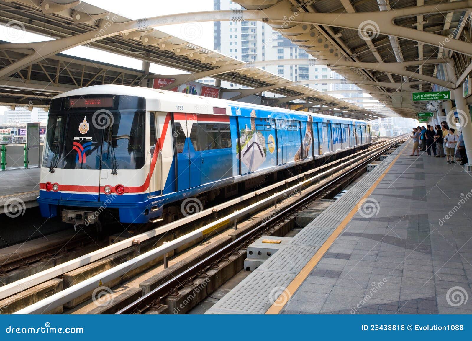 Subway in Bangkok editorial stock photo. Image of thailand - 23438818