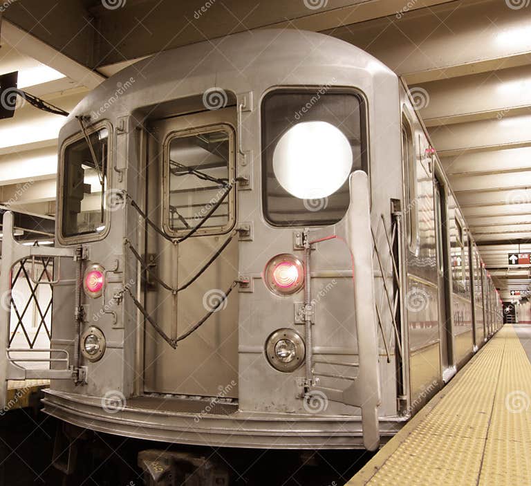 Subway Car stock photo. Image of station, manhattan, travel - 12564756