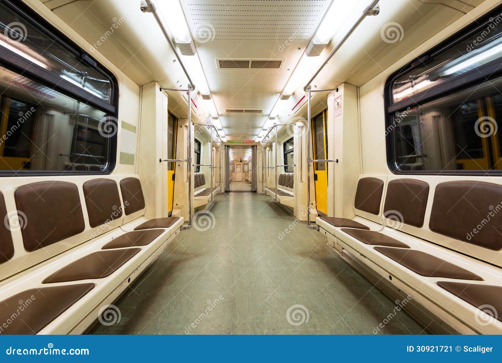 Subway car stock image. Image of column, speed, subway - 30921721