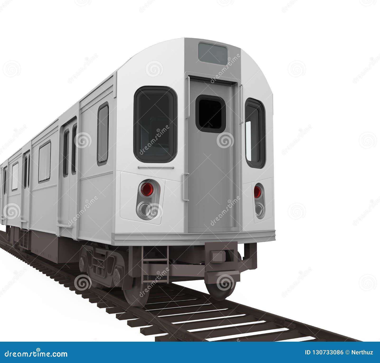 Subway Car Isolated stock illustration. Illustration of passenger ...