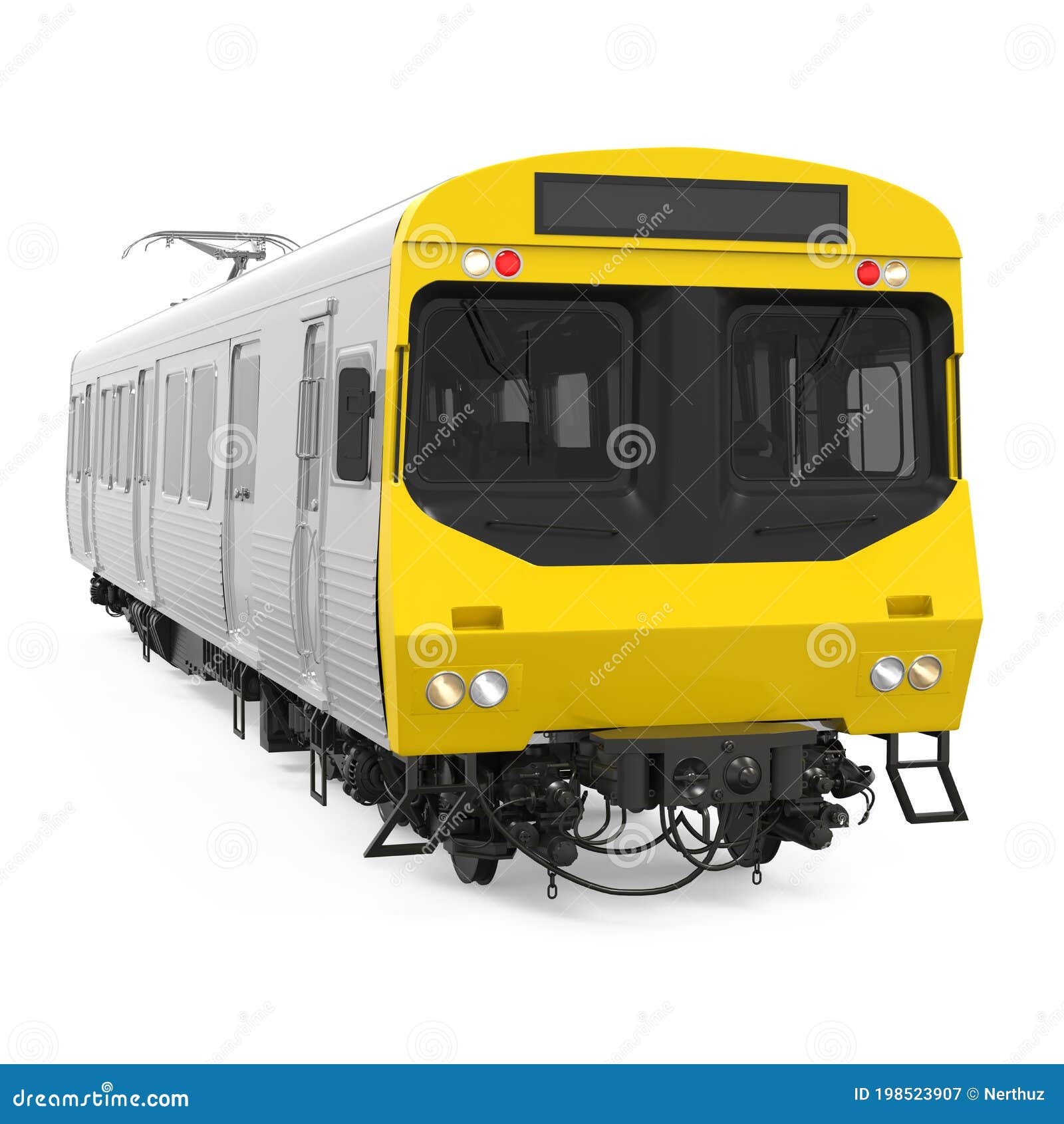 Subway Car Isolated stock illustration. Illustration of railway - 198523907