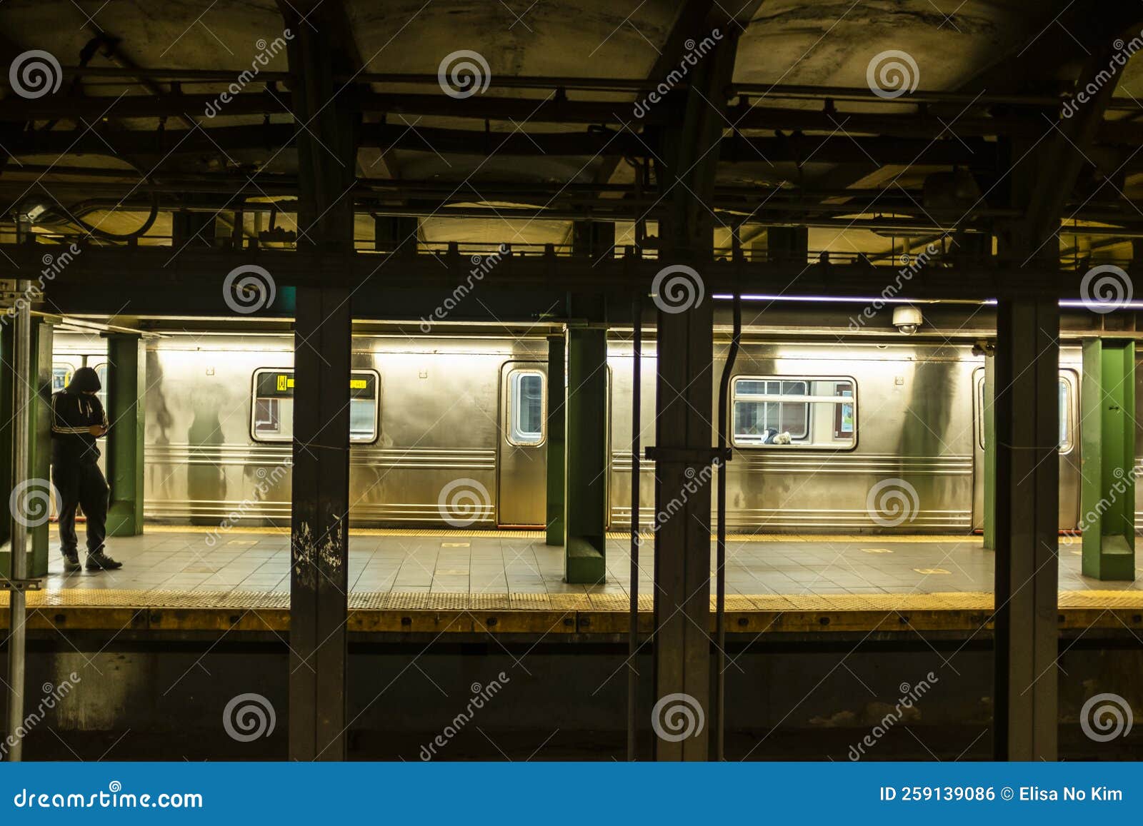 Subway in the city stock photo. Image of hall, building - 259139086