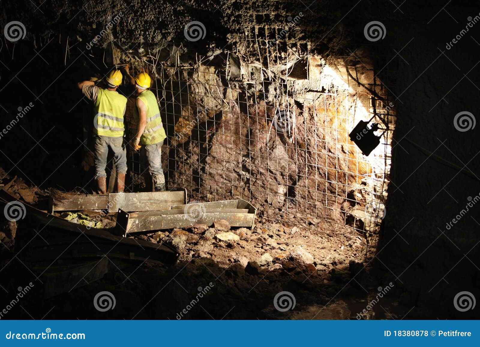 Subway Construction editorial stock photo. Image of architecture - 18380878