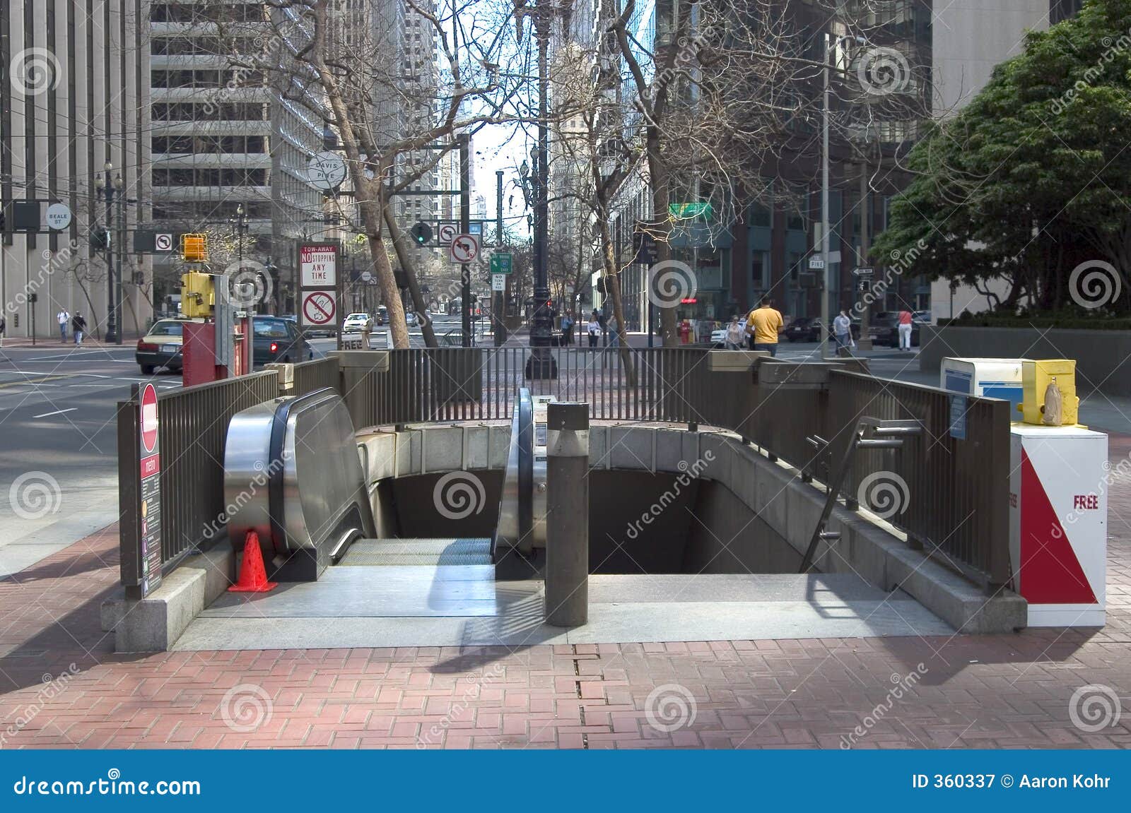 Subway Entry stock image. Image of francisco, light, townk - 360337