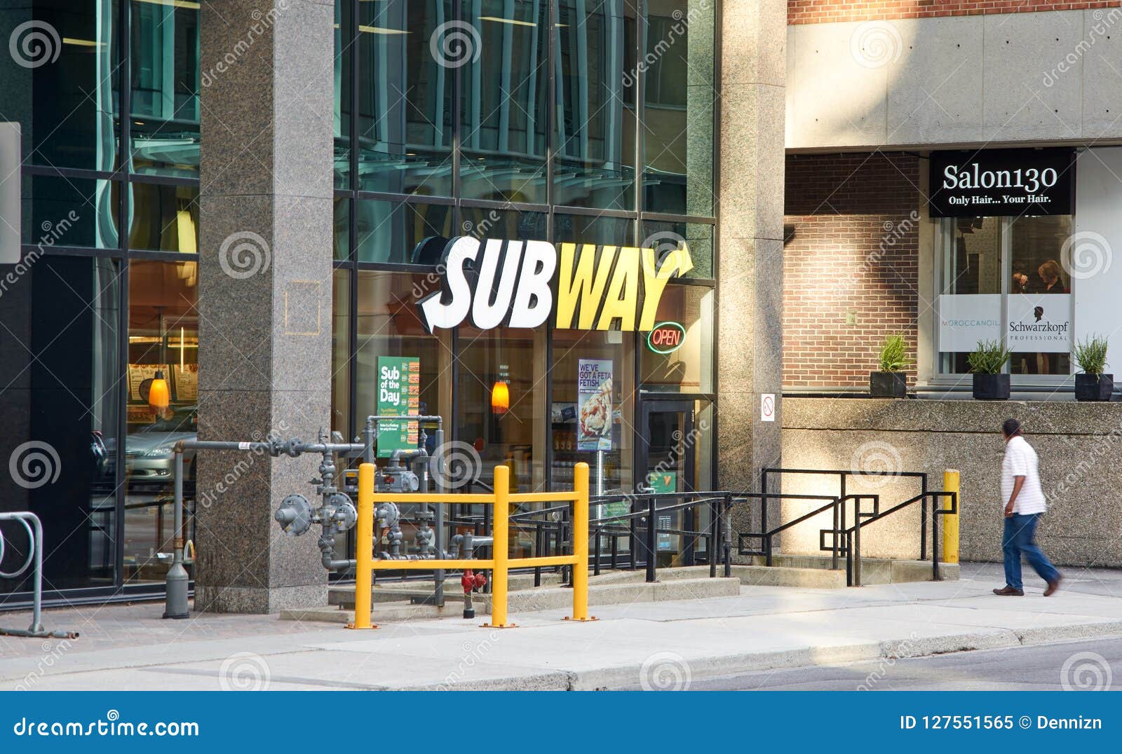 Subway Fast Food Restaurant Editorial Image - Image of canada, gothic ...