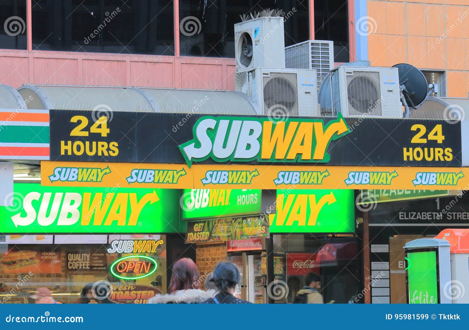 Subway First Food Restaurant Editorial Stock Image - Image of logo ...