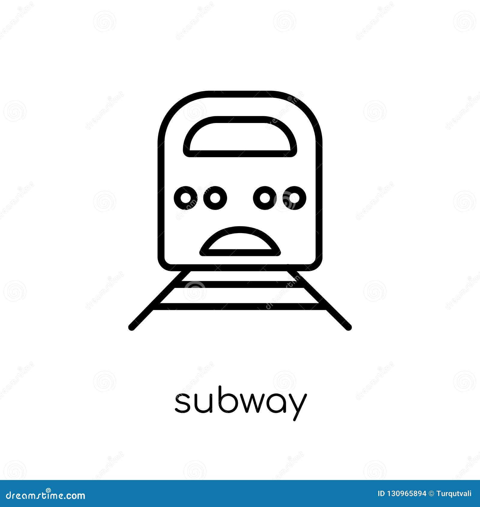 Subway Icon from Collection. Stock Vector - Illustration of internet ...