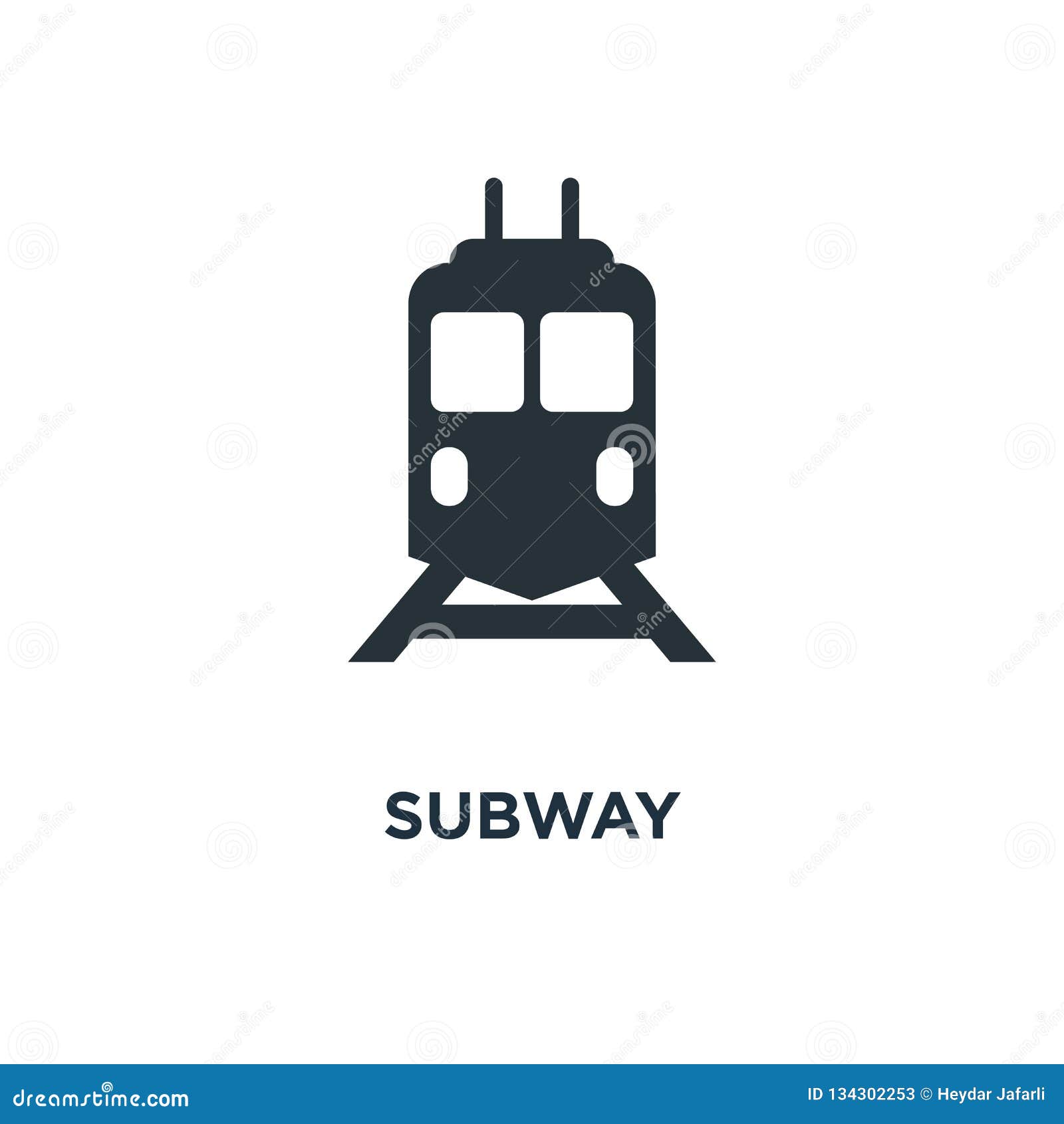 Subway Icon. Metro Concept Symbol Design, Underground Vector Ill Stock ...