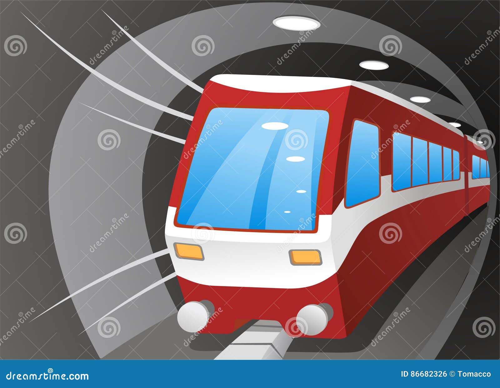 Subway Cartoon Vector | CartoonDealer.com #84594763