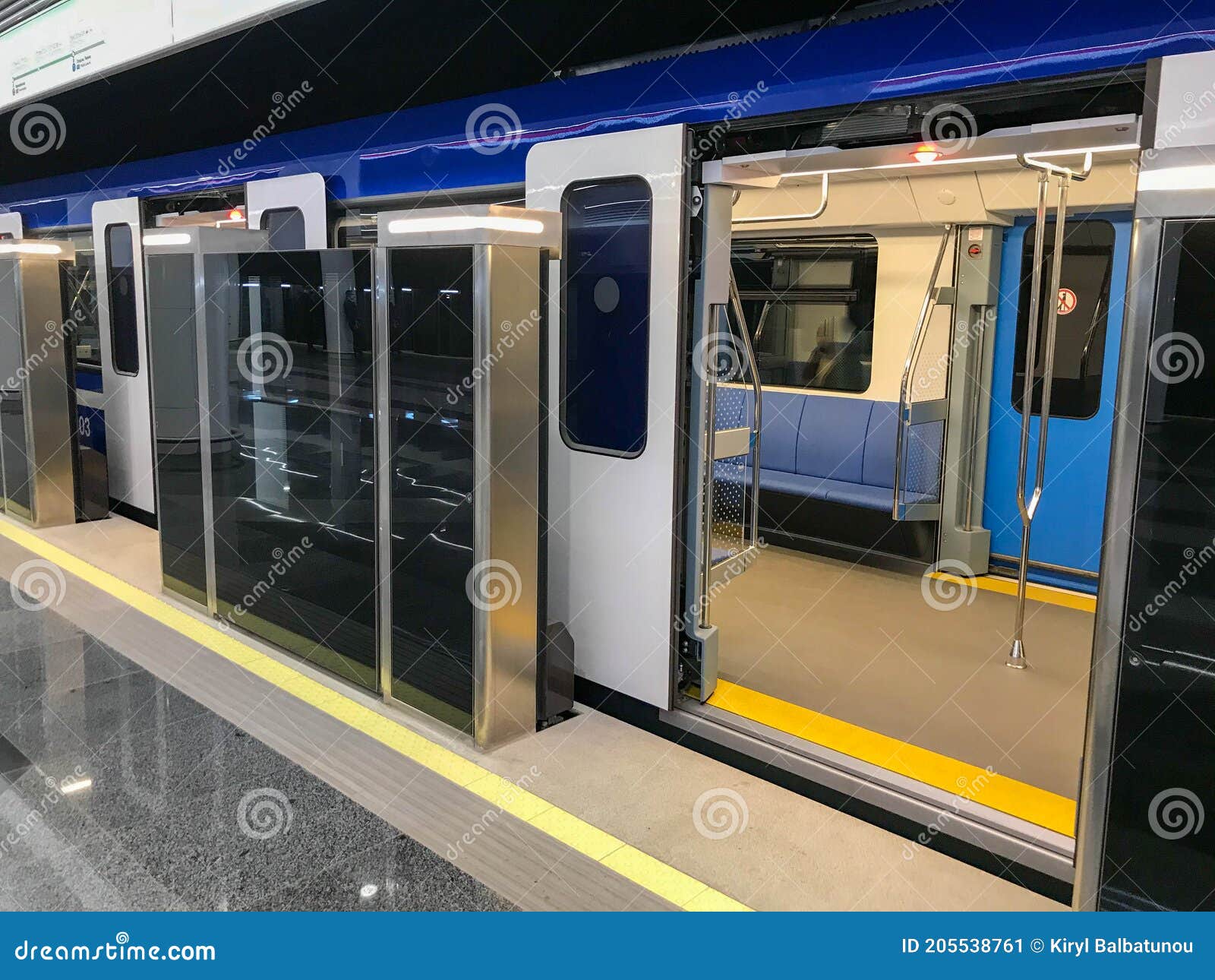 Subway With Increased Security. New Metro Stations. Double Security ...