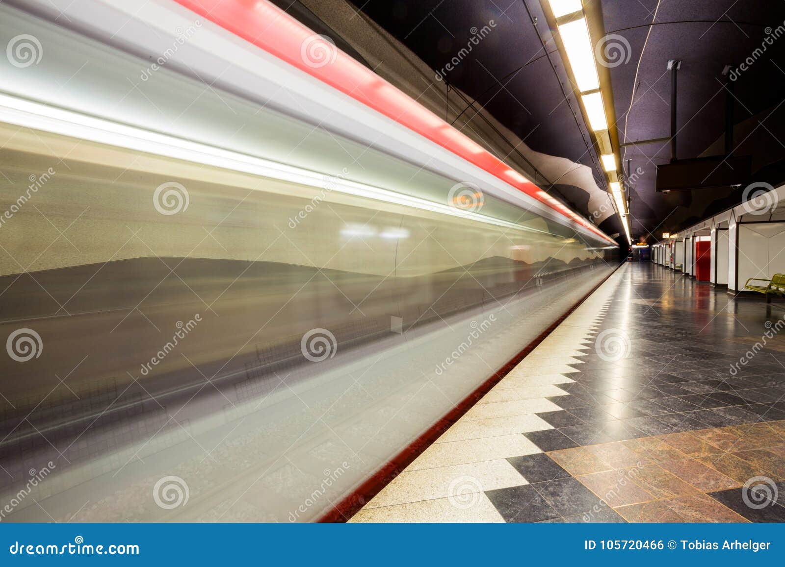 Subway lights background stock photo. Image of train - 105720466