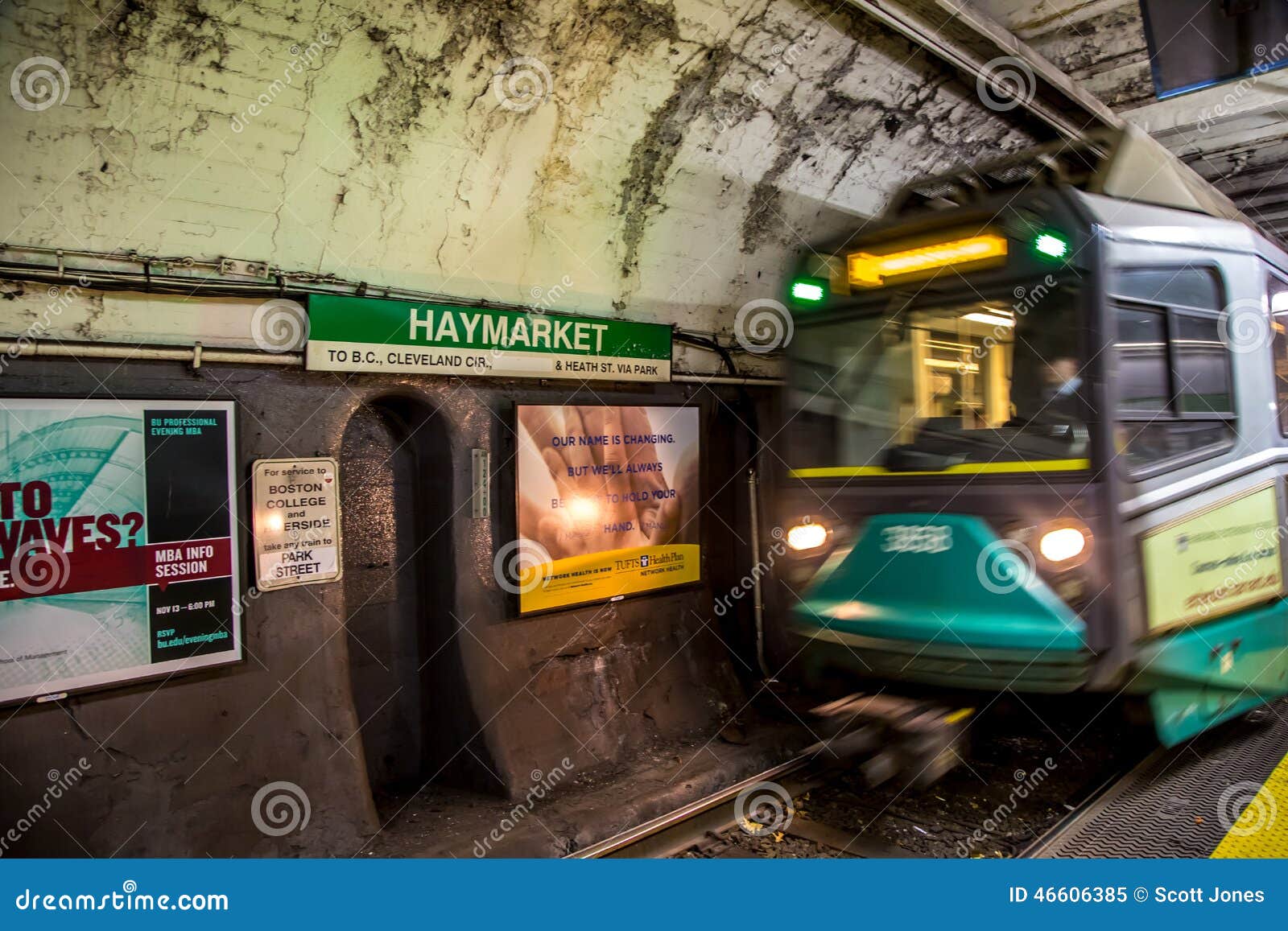 Subway line in Boston editorial image. Image of line - 46606385